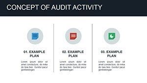 Concept of Audit Activity PowerPoint Charts | Download PPTX