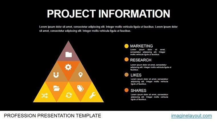 Project Information Animation PowerPoint charts templates