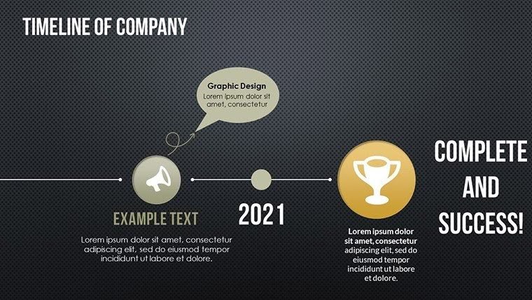 Timeline Maker PowerPoint Charts: Download PPTX Template