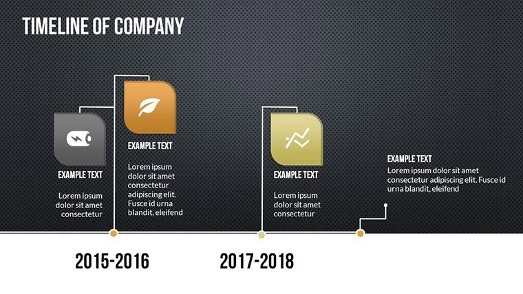 Timeline Maker PowerPoint Charts: Download PPTX Template
