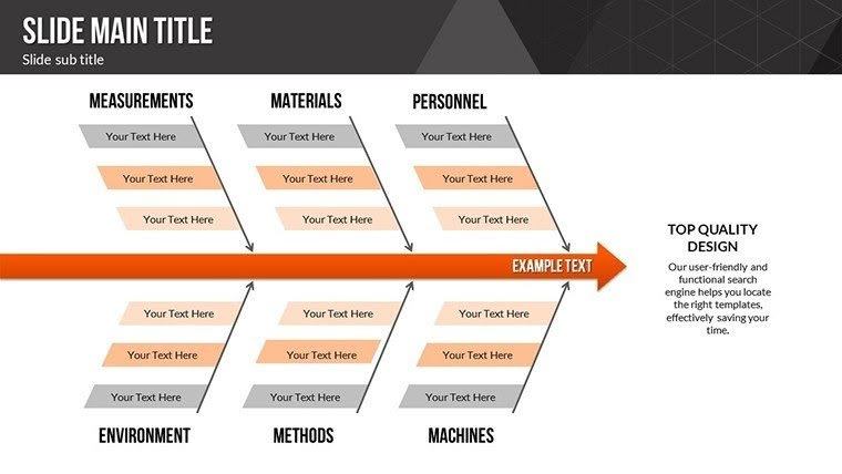 Cause and Effect PowerPoint Charts Template for Presentation