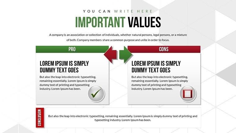 Positive and Negative Effects Of Technology PowerPoint Charts Template