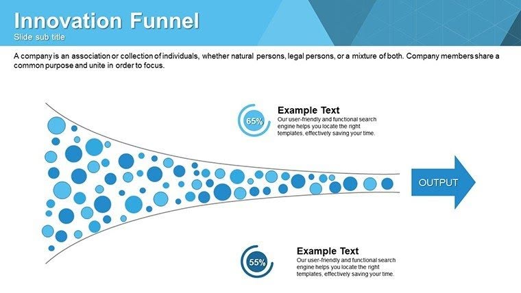 Innovation Funnel PowerPoint charts