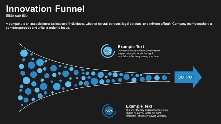 Innovation Funnel PowerPoint charts