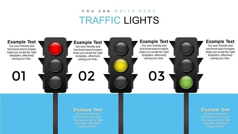 Traffic Lights PowerPoint Charts: Free Download PPTX Template