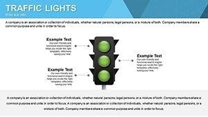 Traffic Lights PowerPoint Charts: Free Download PPTX Template