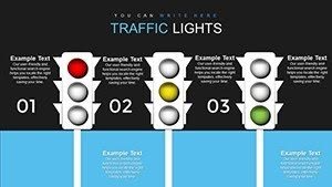 Traffic Lights PowerPoint Charts: Free Download PPTX Template