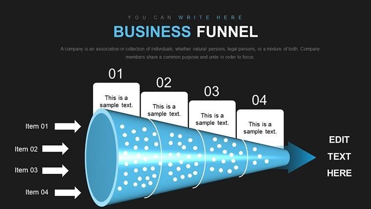 Free Business Funnel PowerPoint Charts Template | Download PPTX ...