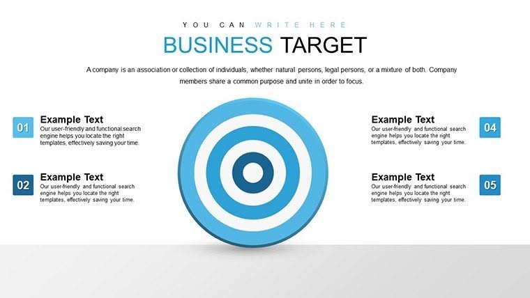Free Business Target PowerPoint charts | ImagineLayout.com