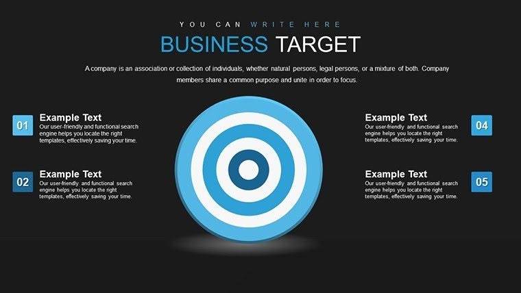 Free Business Target PowerPoint charts | ImagineLayout.com