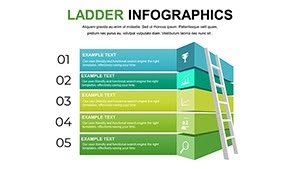 Free Ladder Infographics PowerPoint Charts Template - Download PPTX
