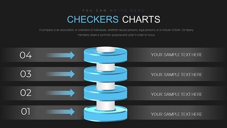 Checkers PowerPoint Charts Template - Download Presentation