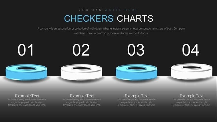 Checkers PowerPoint Charts Template - Download Presentation