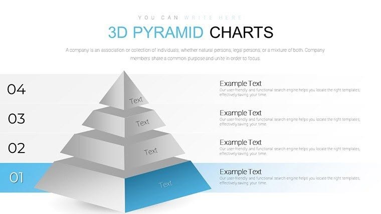 Collection 3D Pyramids PowerPoint Charts Template