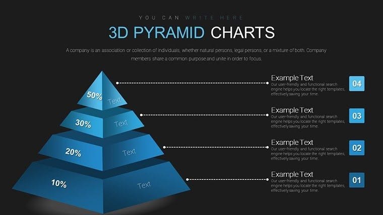 Collection 3D Pyramids PowerPoint Charts Template