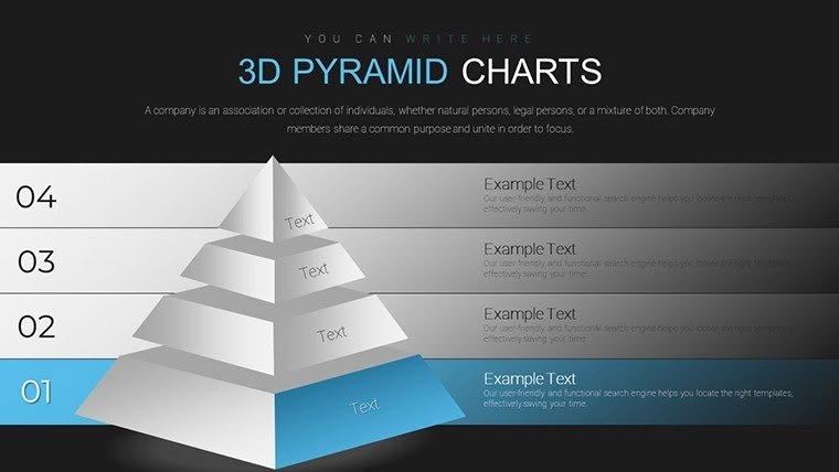 Collection 3D Pyramids PowerPoint Charts Template