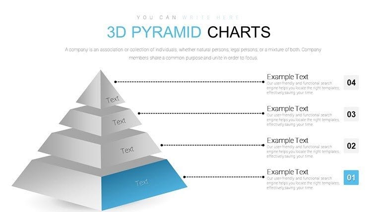 Collection 3D Pyramids PowerPoint Charts Template