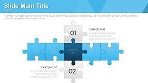 Editable Puzzles PowerPoint Charts Template | Presentation Design