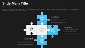 Editable Puzzles PowerPoint Charts Template | Presentation Design