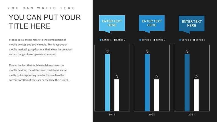 Sales Growth Earnings PowerPoint Charts Template: Download PPTX