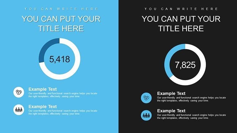 Sales Growth Earnings PowerPoint Charts Template: Download PPTX