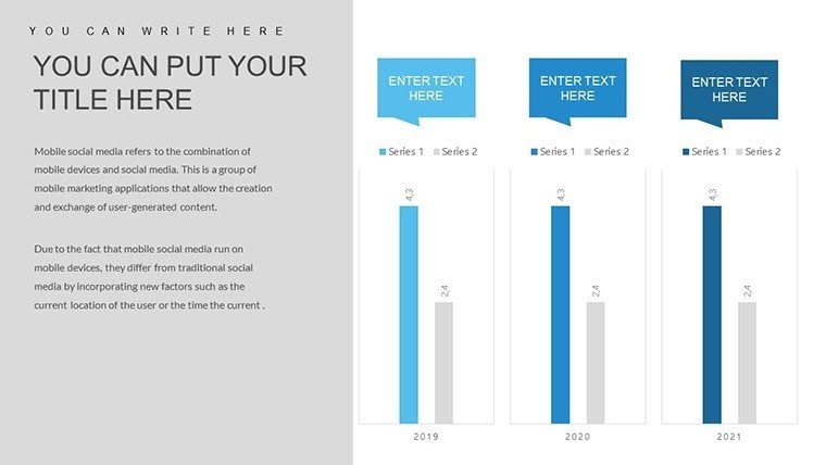 Sales Growth Earnings PowerPoint Charts Template: Download PPTX