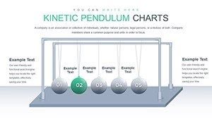 Ball Pendulum PowerPoint Charts Template