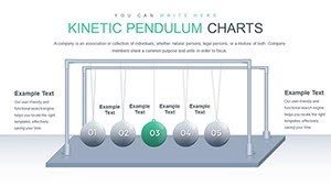 Ball Pendulum PowerPoint Charts Template