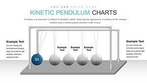 Ball Pendulum PowerPoint Charts Template