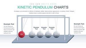 Ball Pendulum PowerPoint Charts Template
