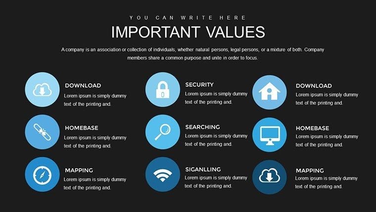 Action Plan Steps PowerPoint Charts Template