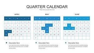 Event Calendar PowerPoint Charts Template | Download