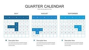 Event Calendar PowerPoint Charts Template | Download