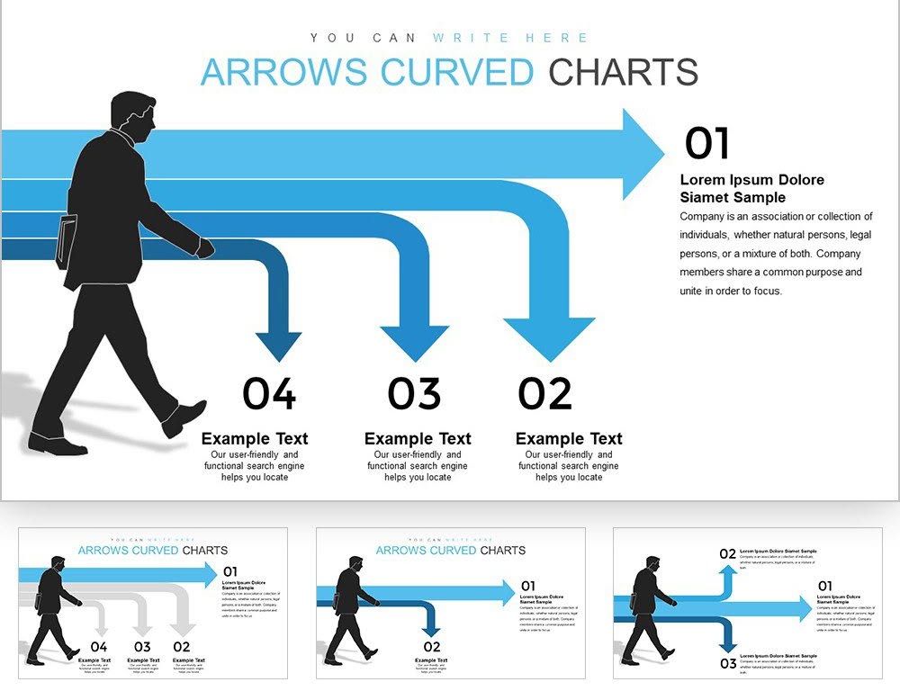 Dynamic and Eye-catching Presentations with Curved Arrow Charts in ...