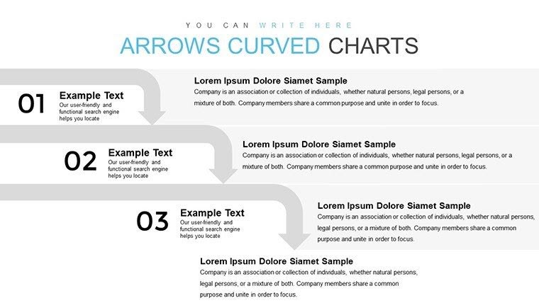 Dynamic and Eye-catching Presentations with Curved Arrow Charts in ...