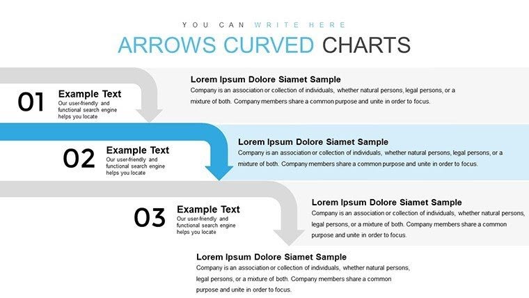 Dynamic and Eye-catching Presentations with Curved Arrow Charts in ...