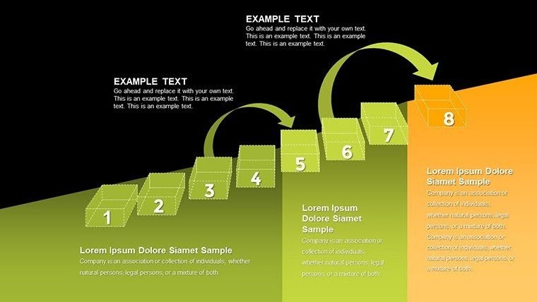 Steps Processing PowerPoint Charts Presentation