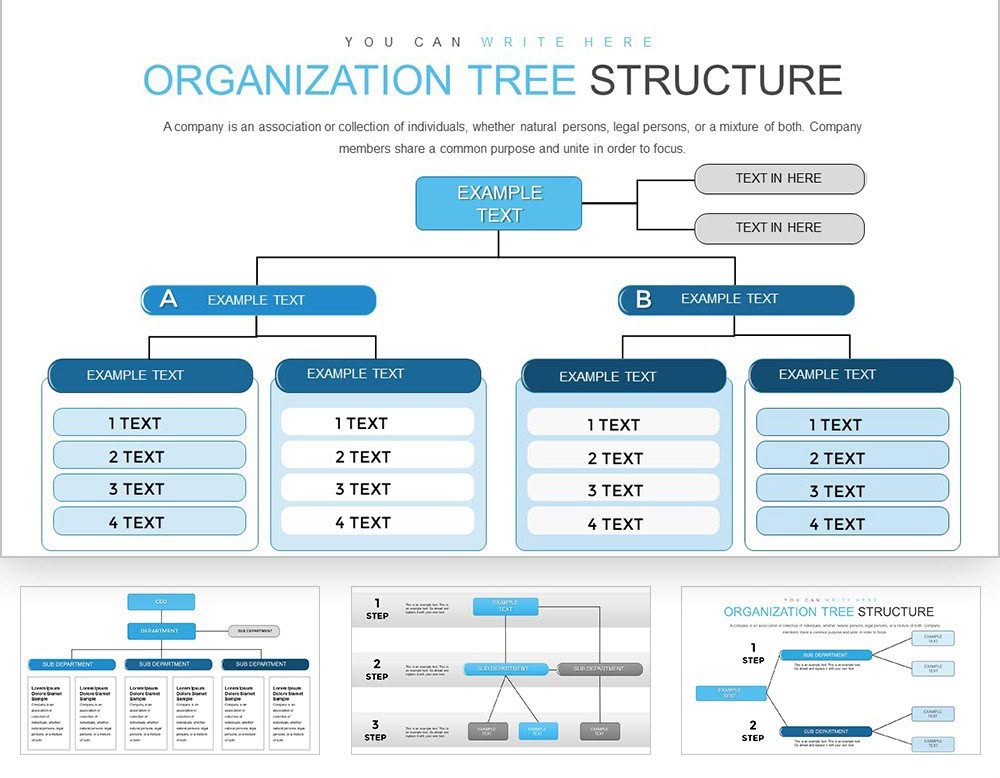 Organization Tree PowerPoint charts | ImagineLayout.com