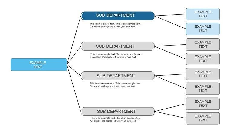 Organization Tree PowerPoint Charts Template Download | Professional ...