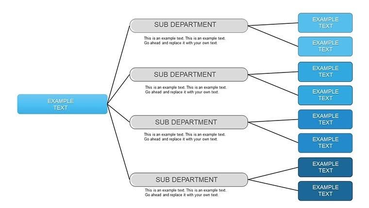 Organization Tree PowerPoint Charts Template Download | Professional ...