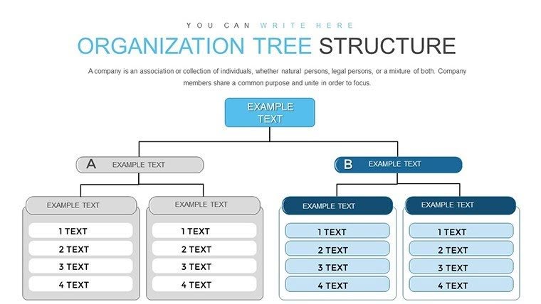 Organization Tree PowerPoint Charts Template Download | Professional ...