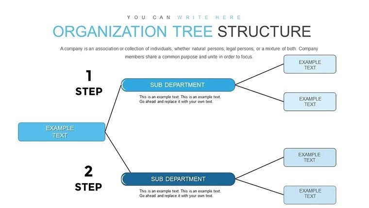 Organization Tree PowerPoint Charts Template Download | Professional ...