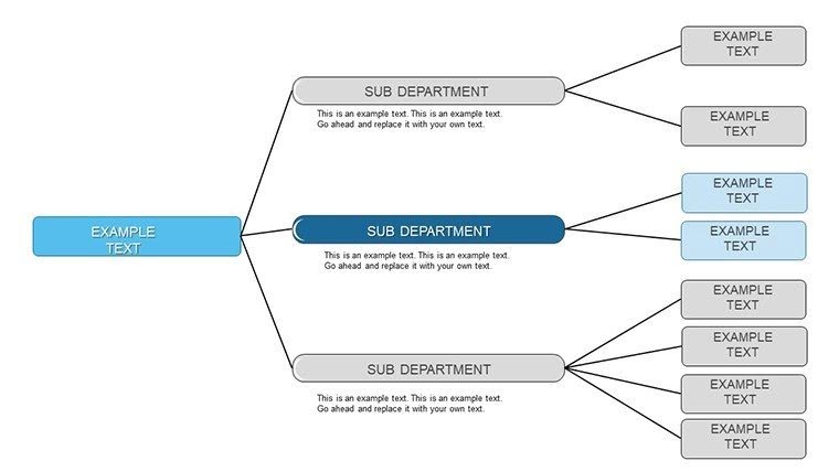 Organization Tree PowerPoint Charts Template Download | Professional ...