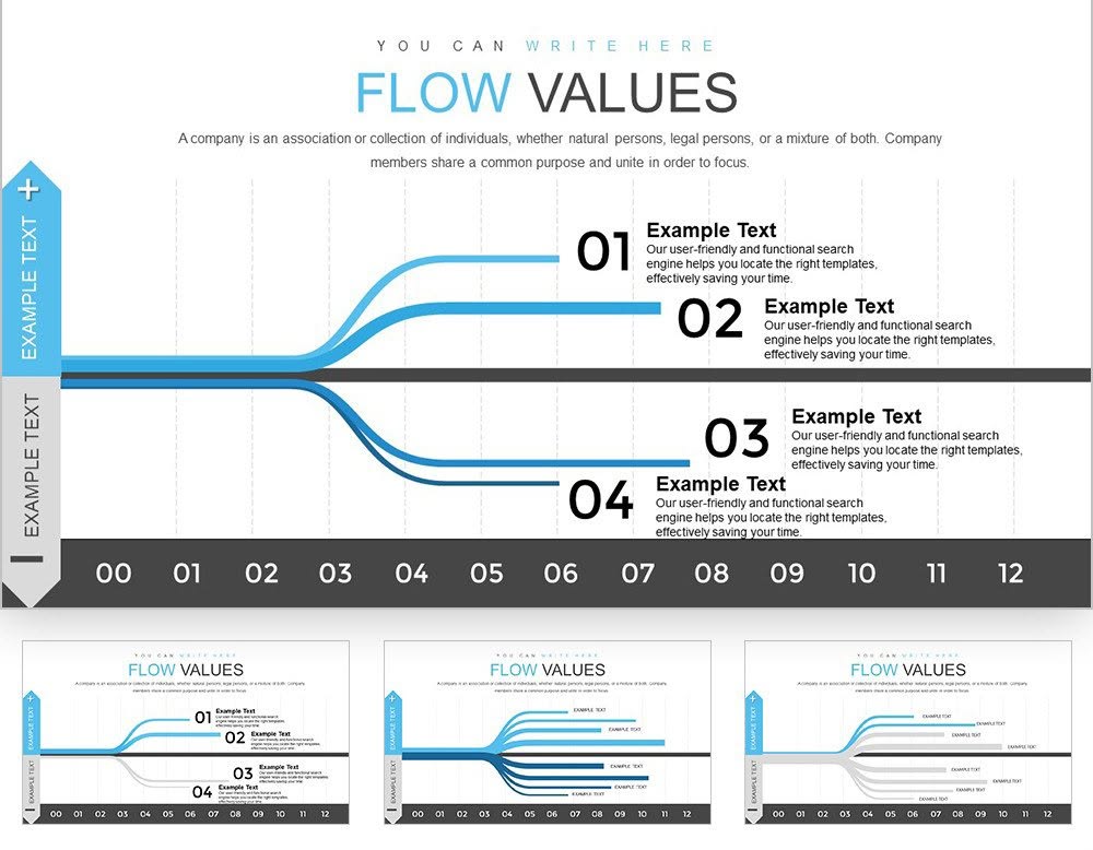 Flow Data Analysis PowerPoint charts | ImagineLayout.com