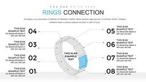Rings Connection PowerPoint Charts Template Download | Presentation PPTX