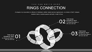 Rings Connection PowerPoint Charts Template Download | Presentation PPTX