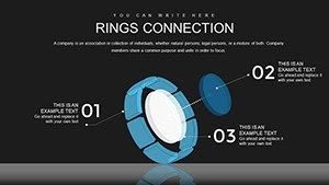 Rings Connection PowerPoint Charts Template Download | Presentation PPTX