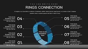 Rings Connection PowerPoint Charts Template Download | Presentation PPTX