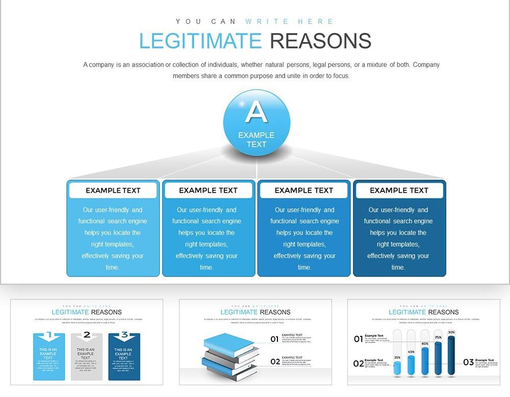 Legitimate Reasons PowerPoint charts | ImagineLayout.com