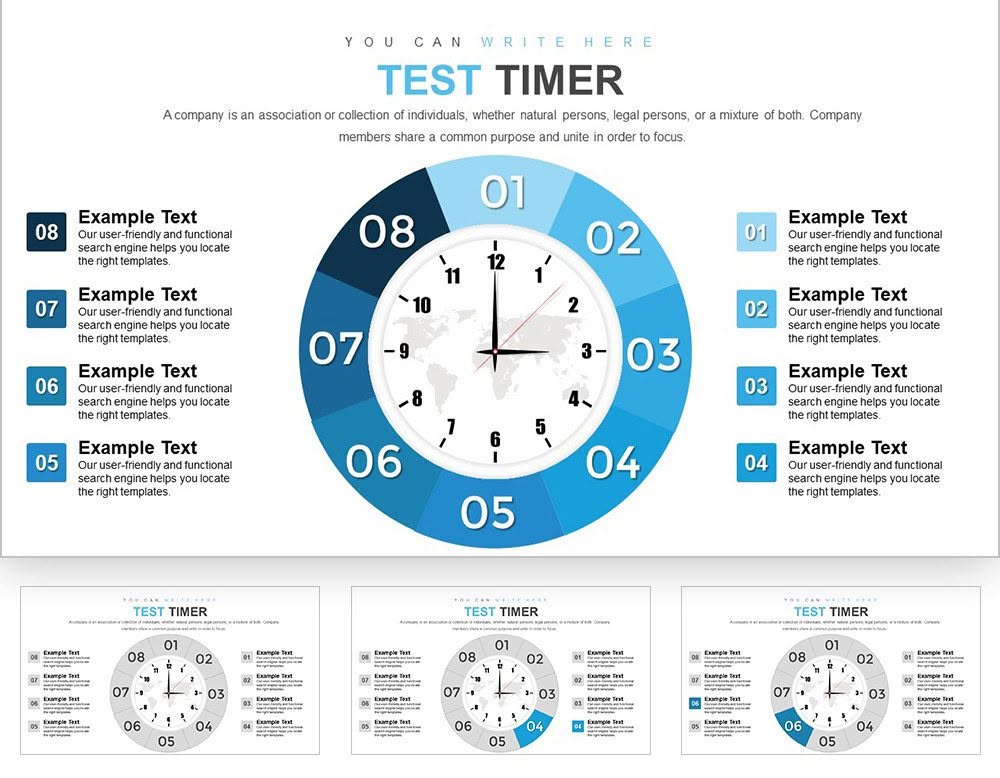 Test Timer PowerPoint charts | ImagineLayout.com